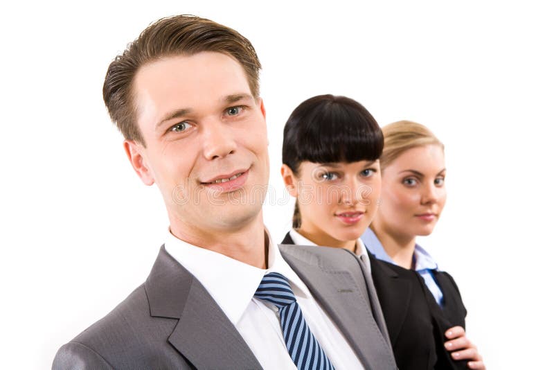 Leader of group stock image. Image of leadership, contemporary - 11716263