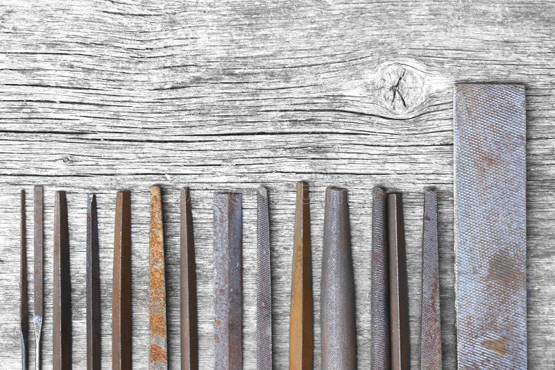 Metal files stock photo. Image of carpenter, design, wood - 27588440
