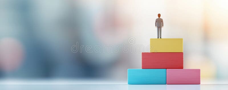 Leader Guiding a Team through Complex Challenges, Unified Direction, 3D ...