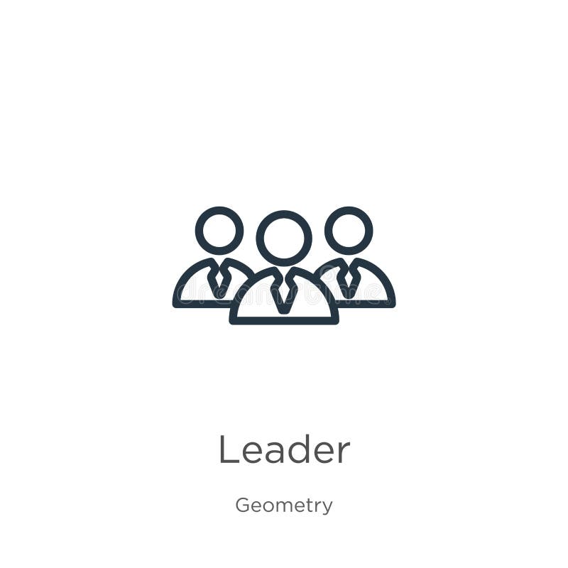 Leader Vector Icon in 6 Different Modern Styles. Black, Two Colored ...