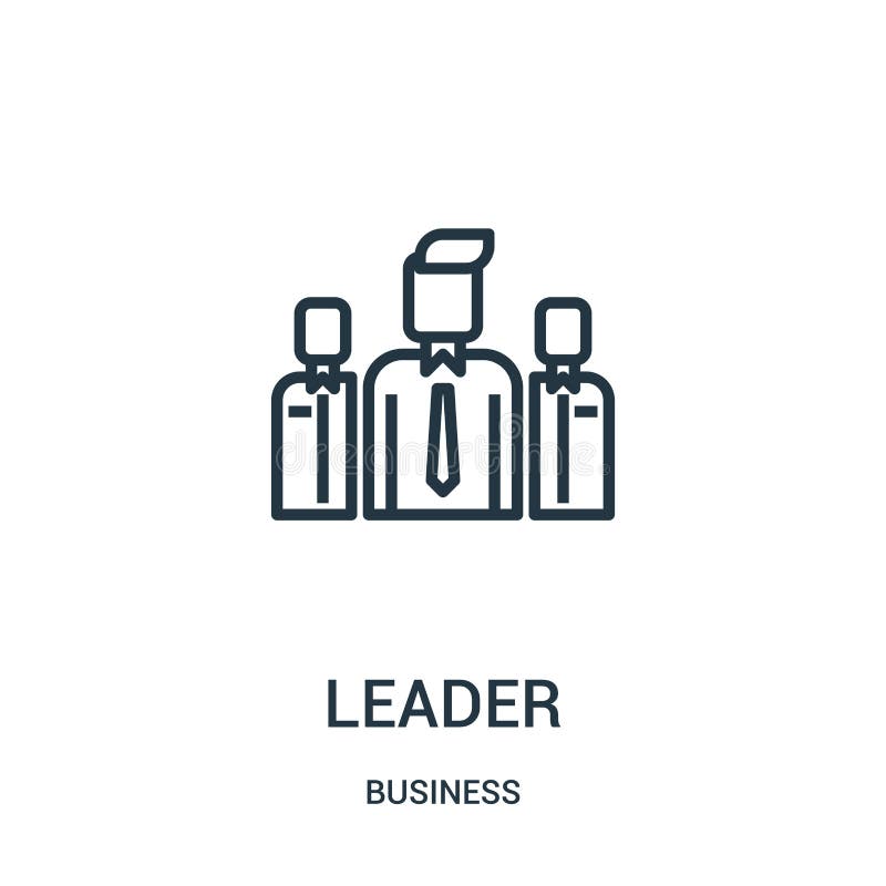 Leader Icon Vector from Business Collection. Thin Line Leader Outline ...