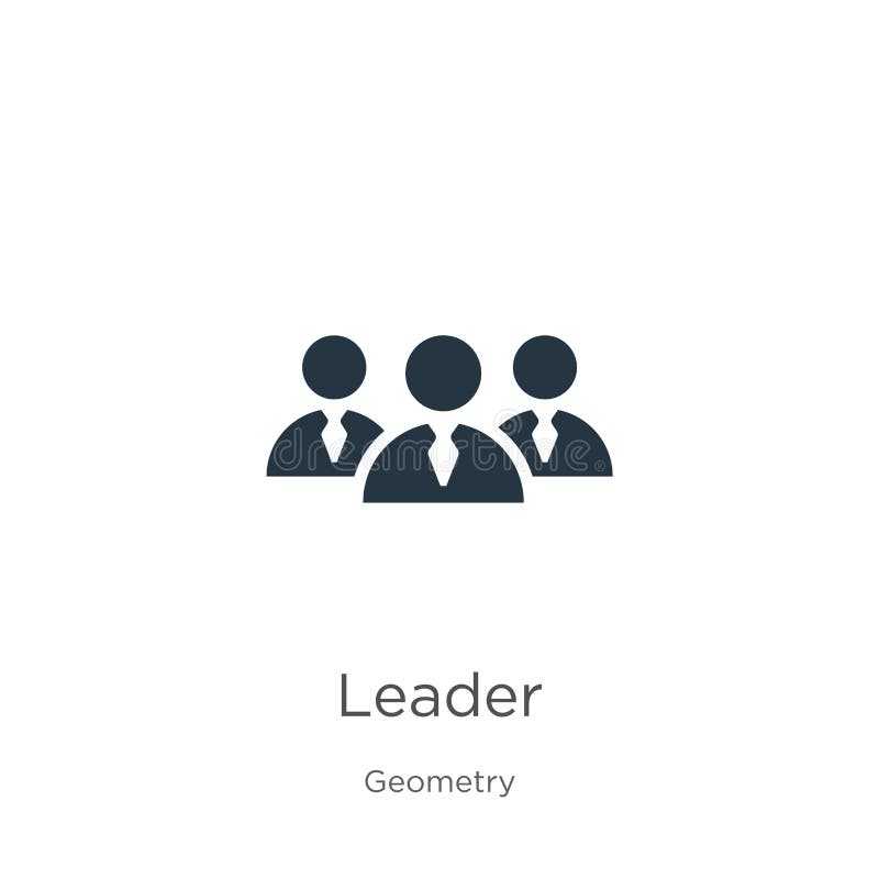 Leader Vector Icon in 6 Different Modern Styles. Black, Two Colored ...