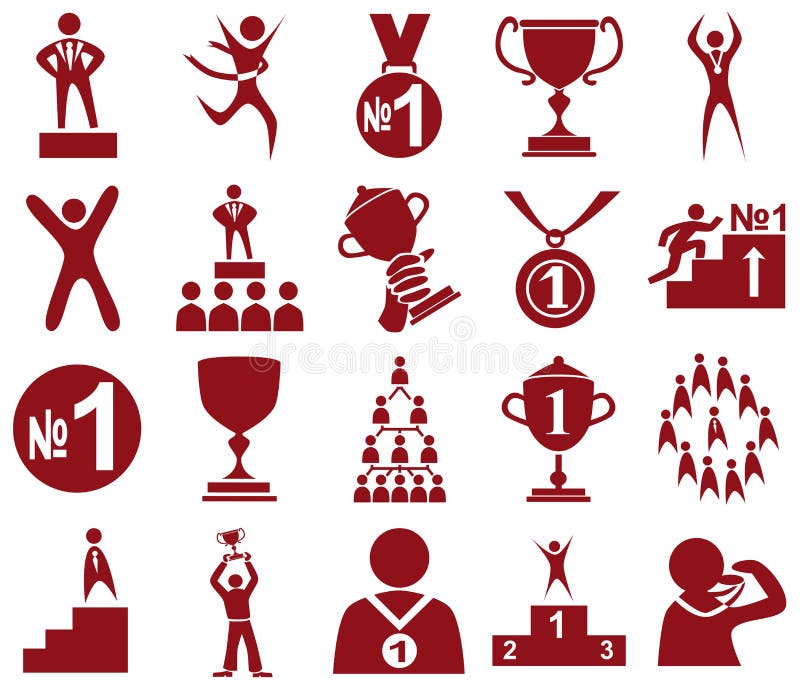 Leader stock vector. Illustration of head, award, black - 39655449