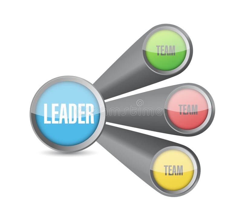 Leader vs follower concept stock illustration. Illustration of word ...