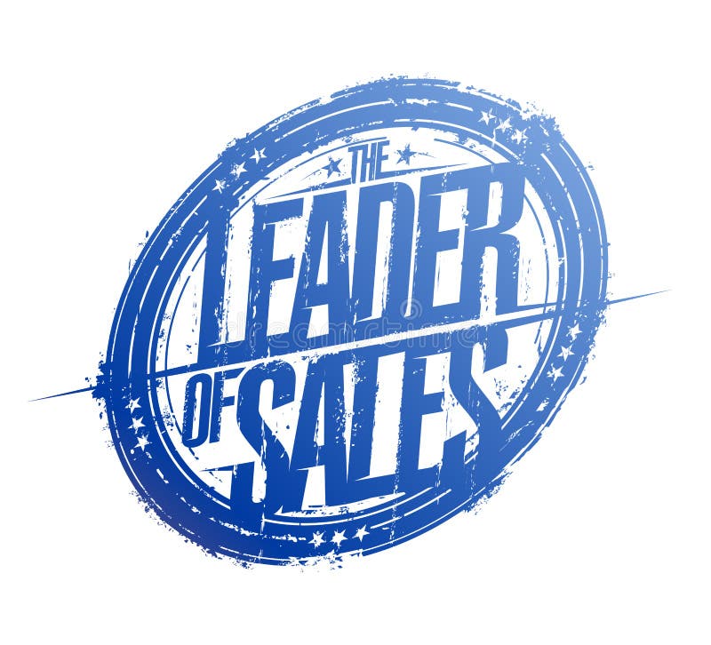 The leader of sales signs. stock vector. Illustration of guarantee ...