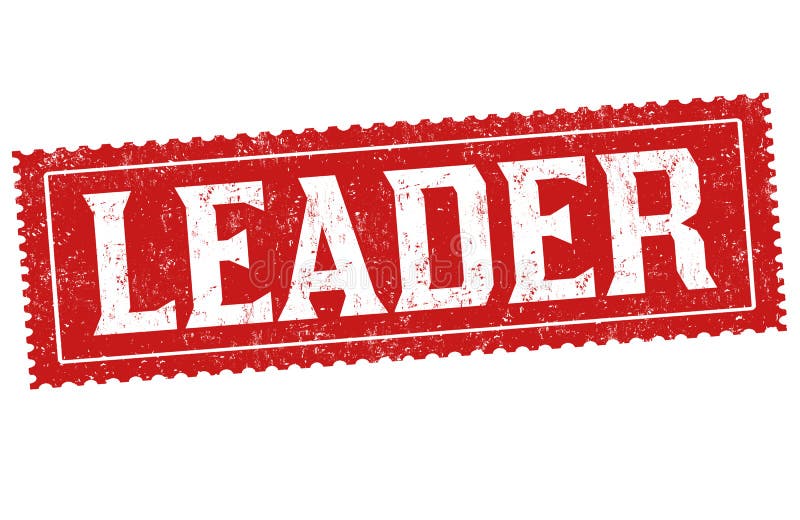 Leader sign or stamp stock vector. Illustration of button - 159292085