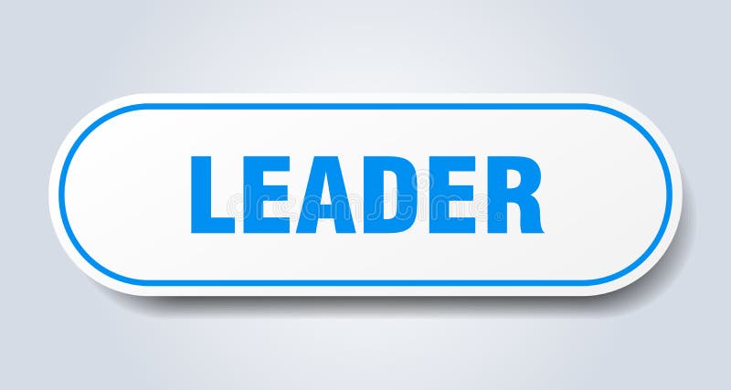 Leader sticker. stock vector. Illustration of leader - 158776318
