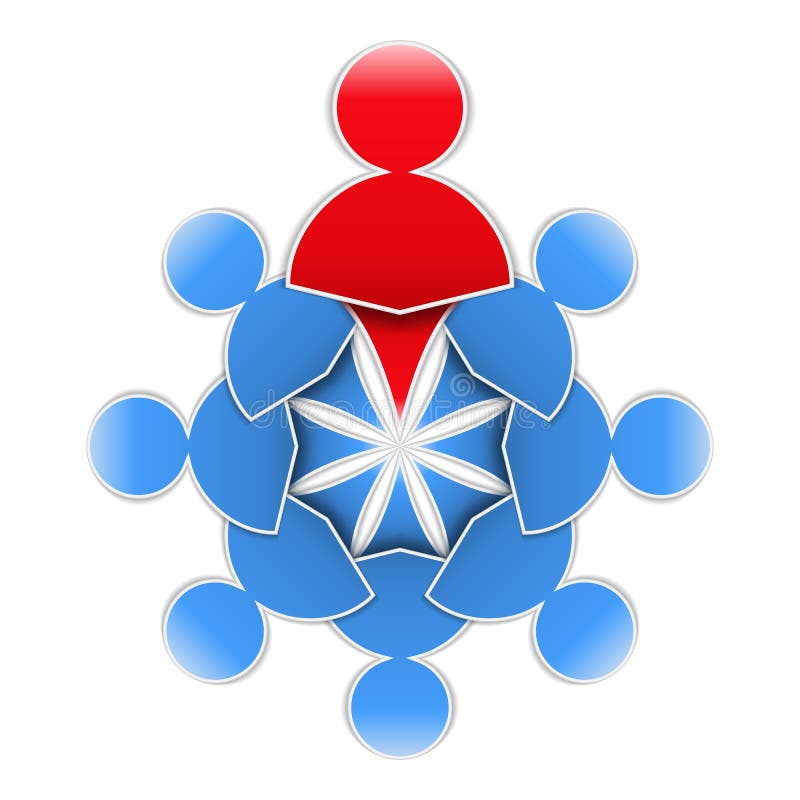 Leader In A Team, Design Elements For Your Logo Stock Vector ...