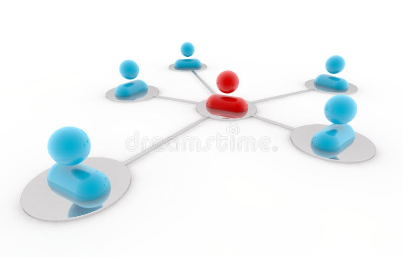 Leader and team stock illustration. Illustration of communication ...