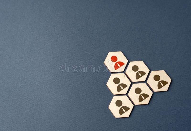 Hierarchy and Teamwork. Achieve Success through Cooperation Stock Photo ...