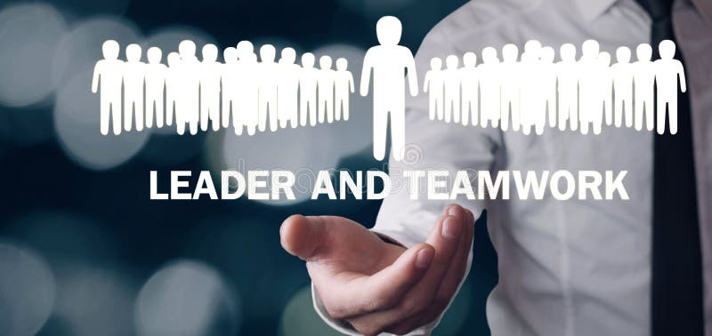 Leader and Teamwork. Business Concept Stock Image - Image of manager ...