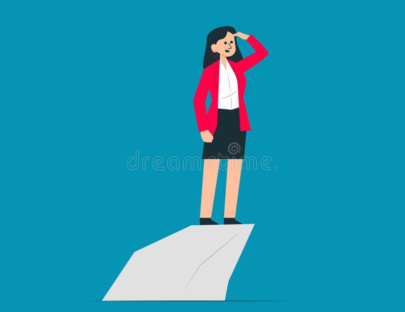 Leader with Vision Statement. Analysis and Strategy Vector Concept ...