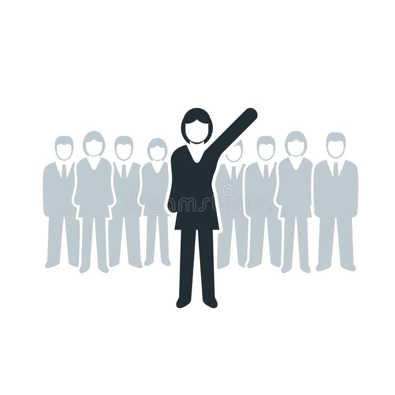 Leader woman stock vector. Illustration of collection - 41561942 Leader woman stock vector. Illustration of collection - 41561942