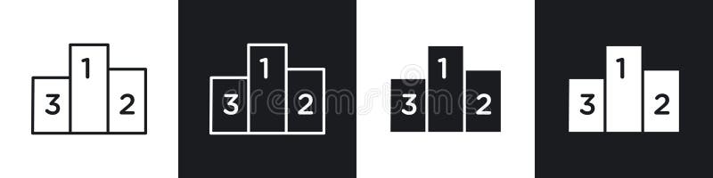 Leaderboard icon stock vector. Illustration of infographic - 341334975