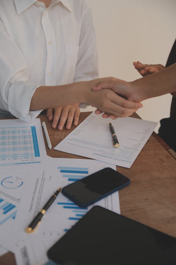 Leaders of Business Organizations Join Hands after the Meeting is ...