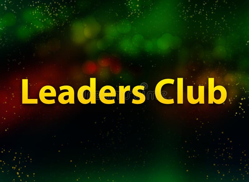 Leaders Club Abstract Bokeh Dark Background Stock Illustration ...