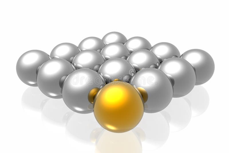 Leadership Of Business Team Stock Illustration - Illustration of piece ...