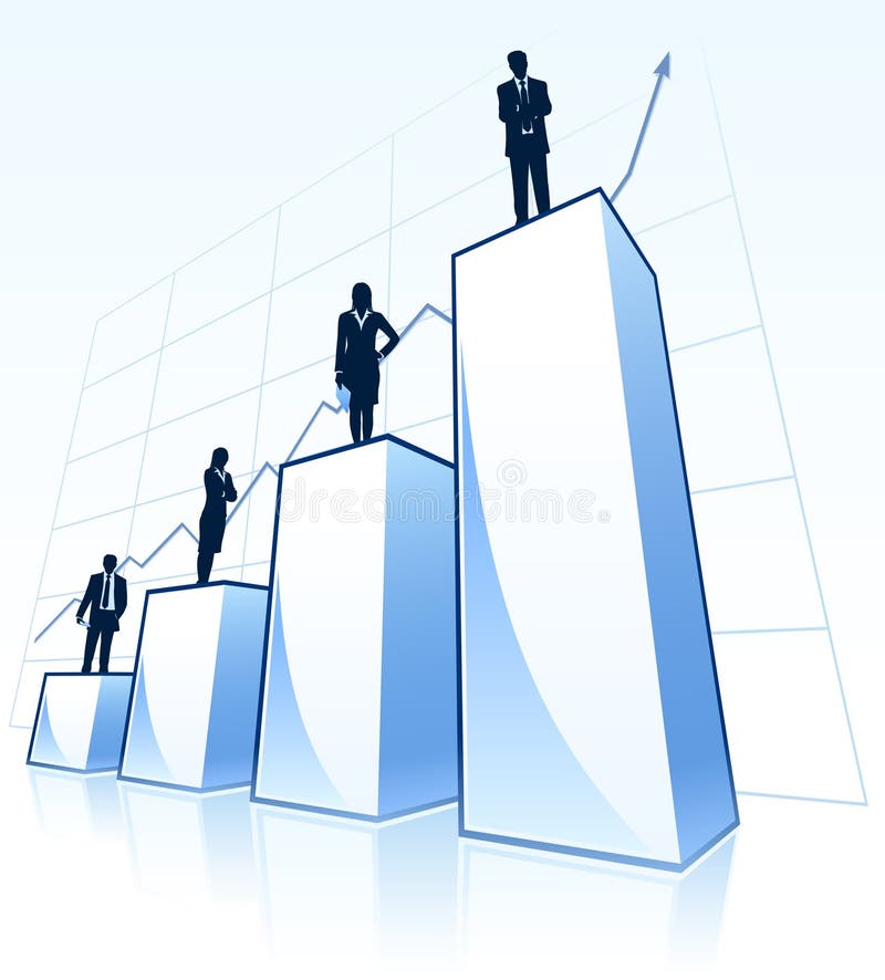 Leadership stock vector. Illustration of data, increase - 42623272
