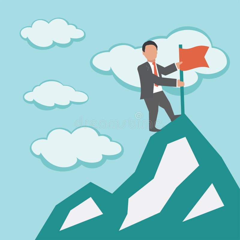 Leadership. Concept Business Illustration Stock Vector - Illustration ...