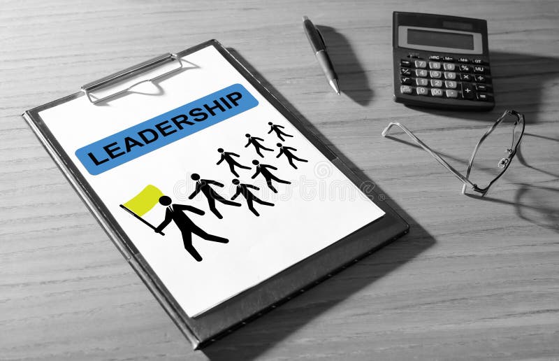 Leadership Concept on a Whiteboard Stock Image - Image of concept ...