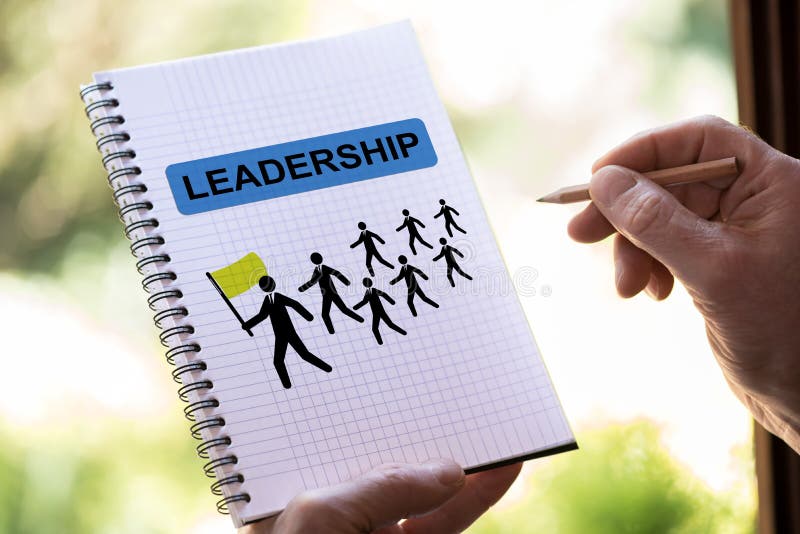 Leadership Concept on a Notepad Stock Image - Image of success ...