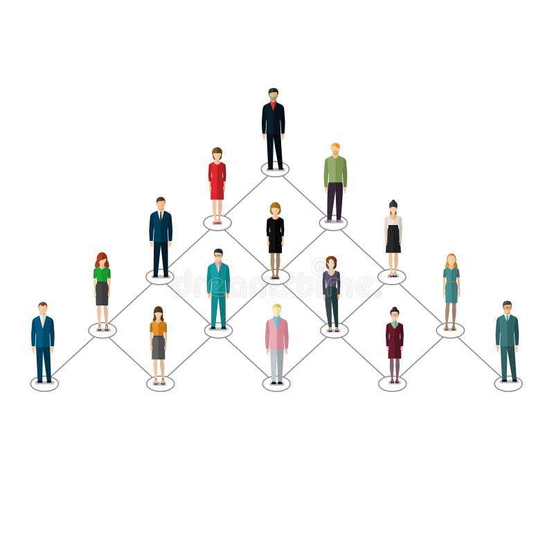 Leadership Concept. People Follow the Leader Stock Vector ...