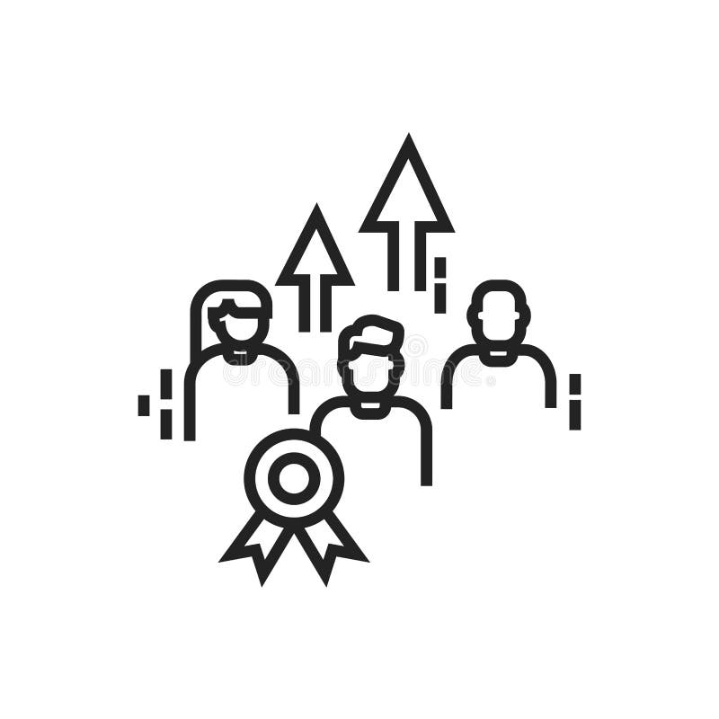 Leadership Courses Black Glyph Icon. Teamwork. People Skill Development ...