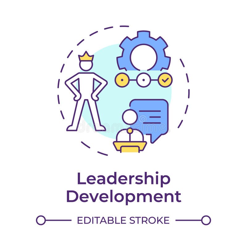 Leadership Development Multi Color Concept Icon Stock Vector ... Leadership Development Multi Color Concept Icon Stock Vector ...