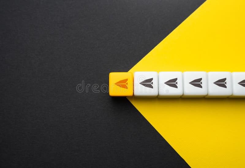 Leadership and Direction Setting. Open Up New Horizons Stock Image ...