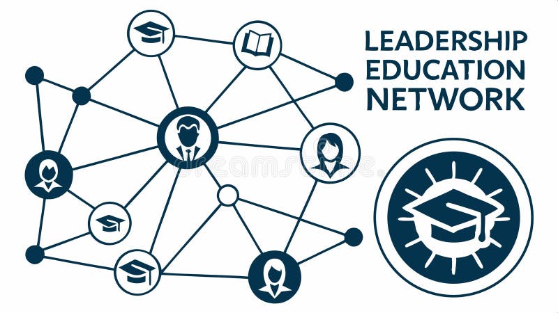 Leadership Education Network, Teamwork and Guidance Concept Vector ...