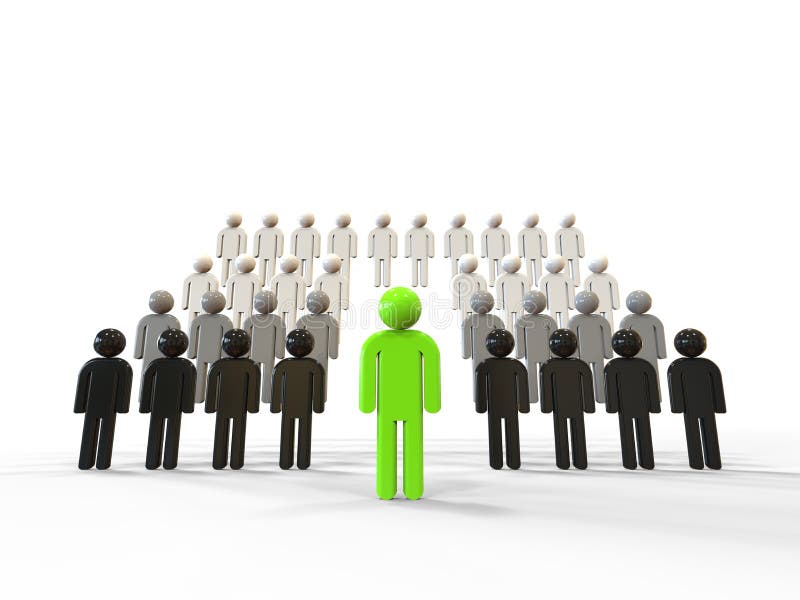 Leadership stock illustration. Illustration of clever - 62850629