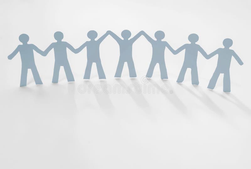 Leadership human paper stock photo. Image of team, support - 64770518