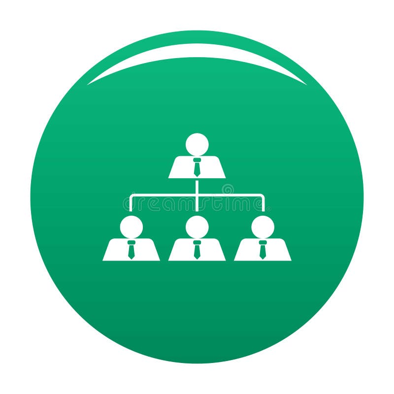 Leadership Icon Vector Green Stock Vector - Illustration of social ...