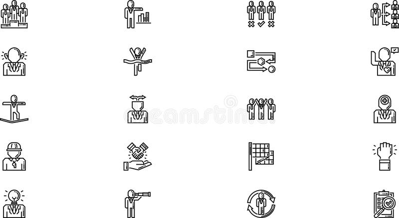 Leadership Icons High-Quality Vector Icons Collection with Editable ...