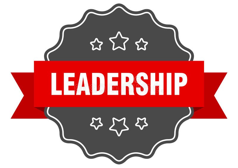 Leadership label stock vector. Illustration of banner - 194901731