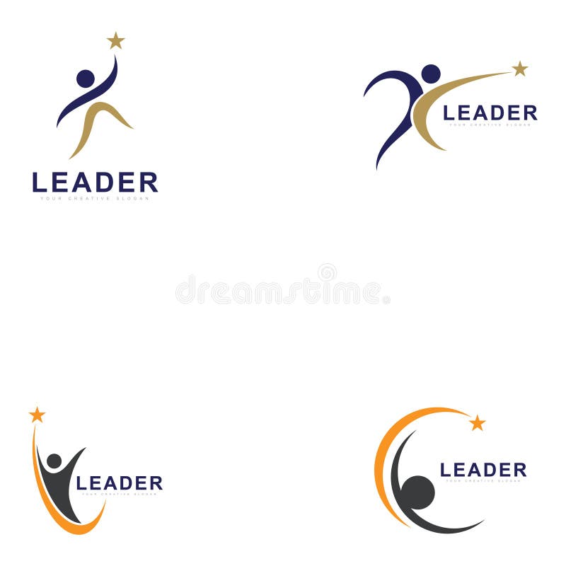 Leadership Logo Success Logo and Education Logo Vector. Stock Vector ...