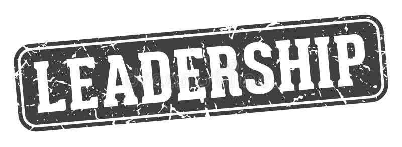 Leadership Rectangular Sign. Leadership Stamp Stock Vector ...