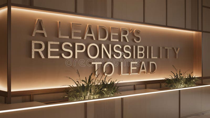 Leadership Responsibility, Motivational Office High Quality Image Stock ...