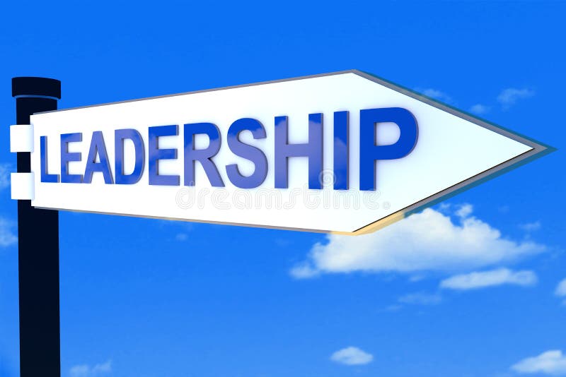 Leadership Road Direction Sign Stock Image - Image of single, skills ...