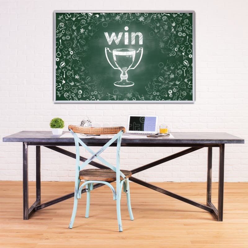 Leadership Sketch on Chalkboard Stock Photo - Image of data, plan: 77886060