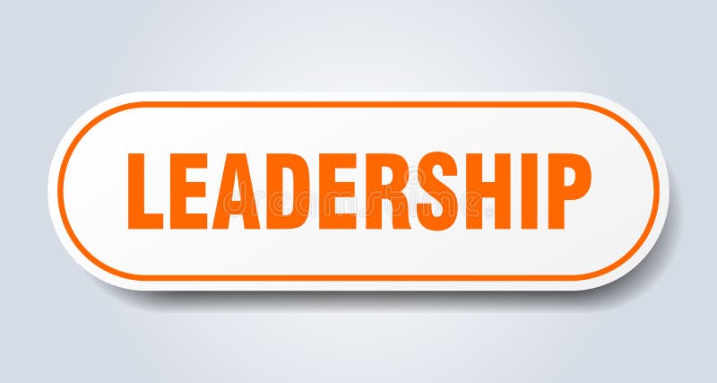 Leadership sticker. stock vector. Illustration of button - 197152340