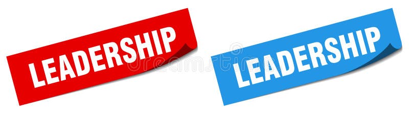 Leadership Sticker. Leadership Sign Set Stock Vector - Illustration of ...
