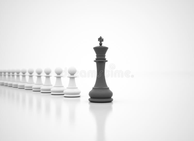 Chess king standing stock illustration. Illustration of career - 14503134