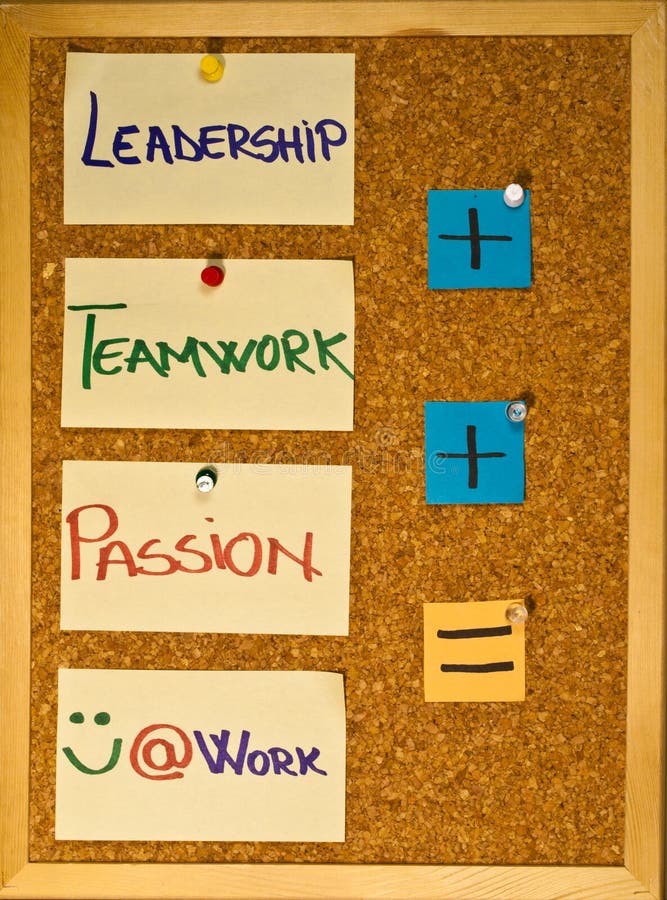 Leadership, Teamwork and Passion Stock Photo - Image of equal ...