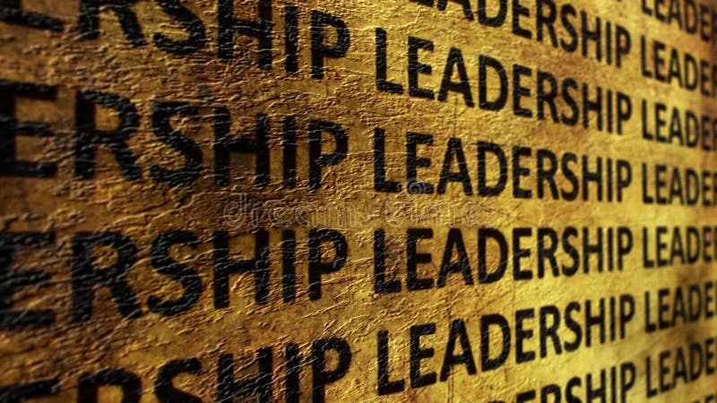 LEADERSHIP Text at the Center of the Newspaper Headline Cloud. Concept ...