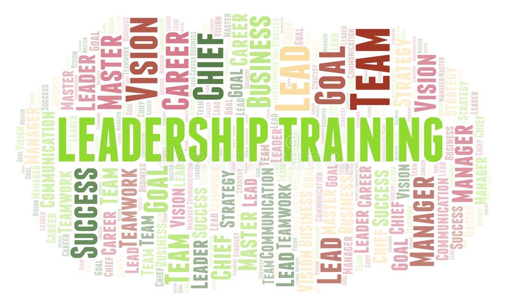 Leadership Training Word Cloud Stock Illustration - Illustration of ...