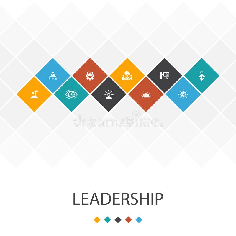 Leadership Trendy UI Template Stock Vector - Illustration of decision ... Leadership Trendy UI Template Stock Vector - Illustration of decision ...