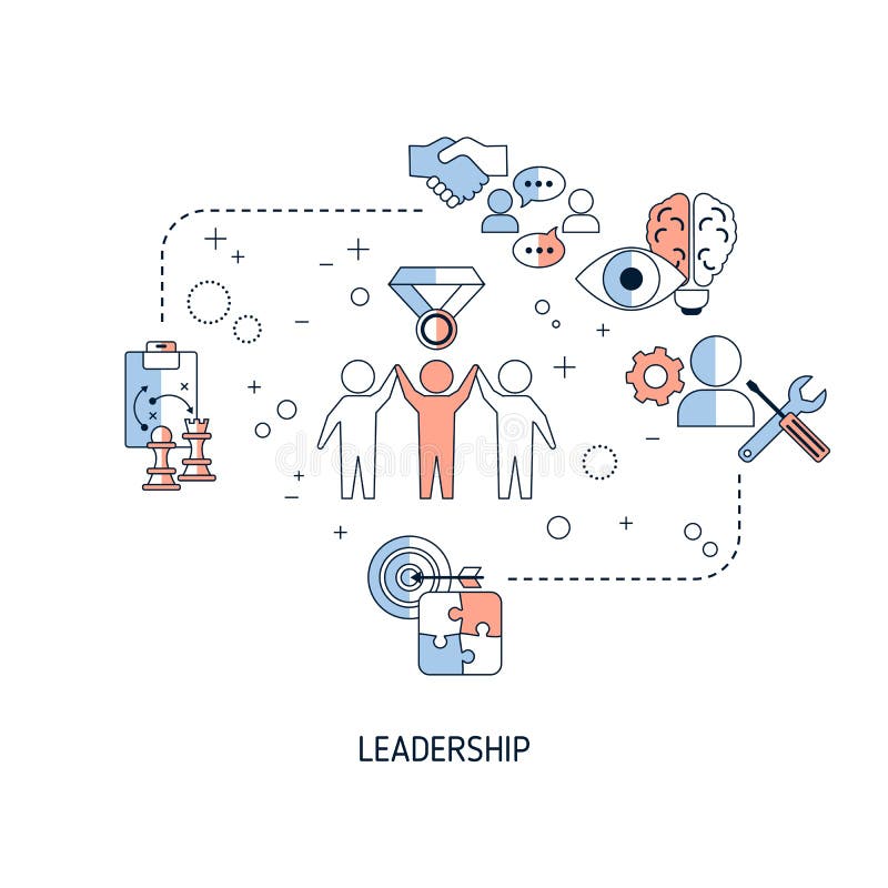 Leadership vector concept stock vector. Illustration of challenge ...