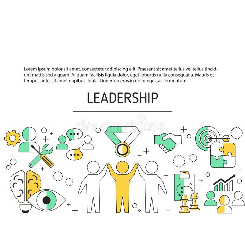 Leadership vector concept stock vector. Illustration of management ...