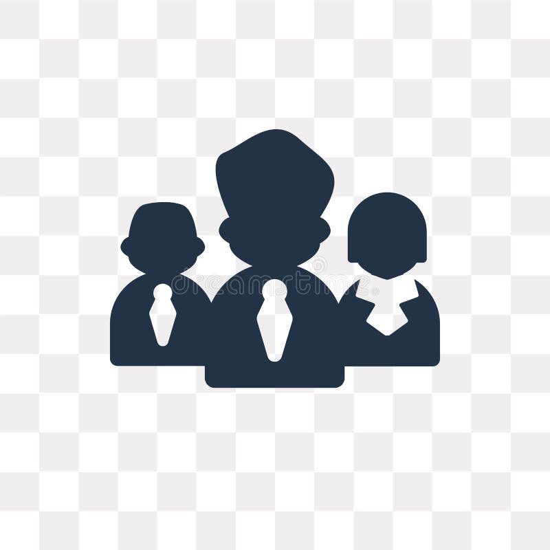 Leadership Vector Icon Isolated on Transparent Background, Linear ...